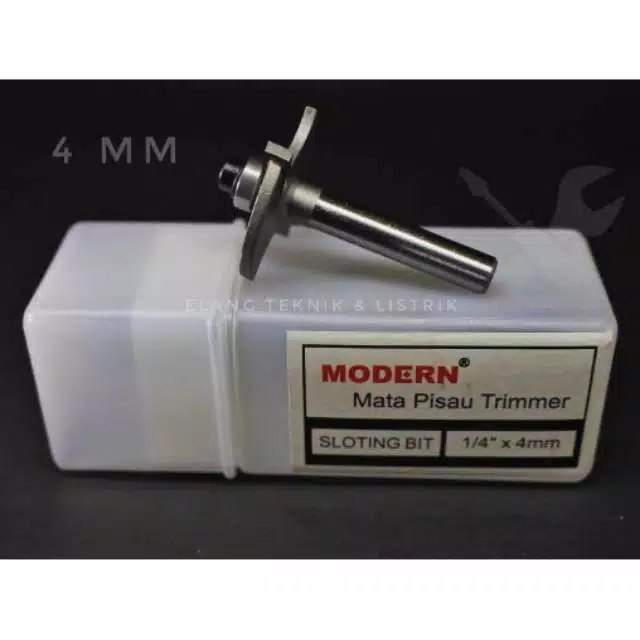 Mata pisau profil / trimmer / router sloting bit 4mm | Lazada Indonesia