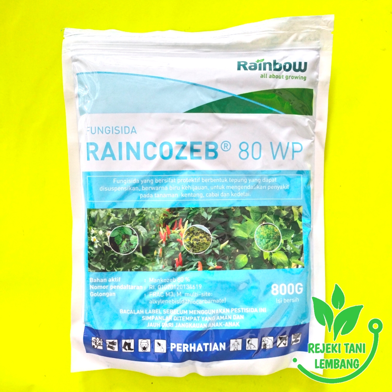 FUNGISIDA RAINCOZEB 80 WP ISI 800 GR PENGENDALI PENYAKIT | Lazada Indonesia