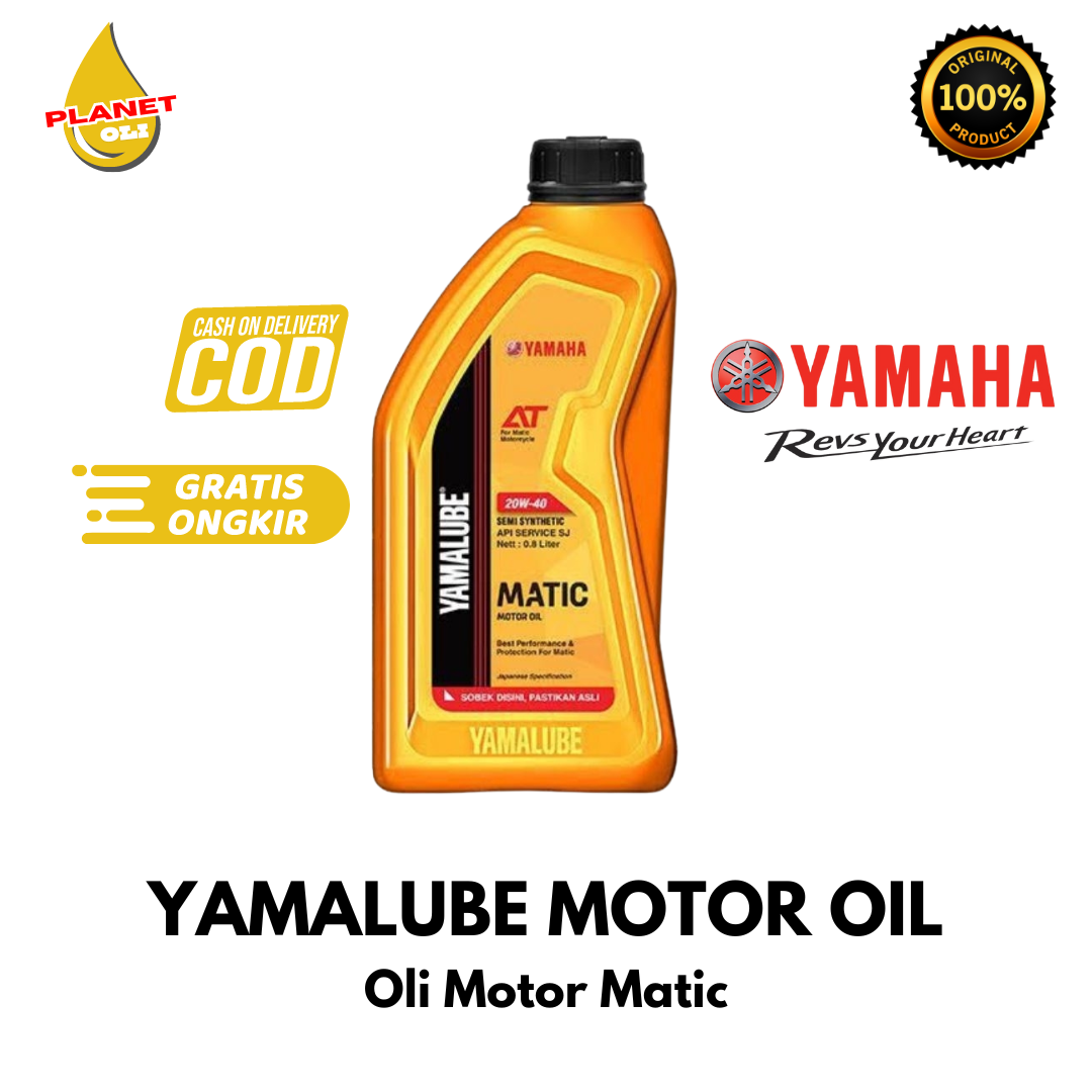 Oli Motor Yamalube Motor Oil 0.8L Original Resmi Indonesia | Lazada ...