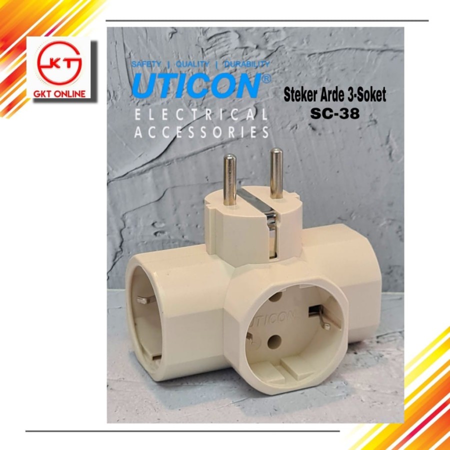 T Arde Uticon / Steker T Arde Uticon | Lazada Indonesia