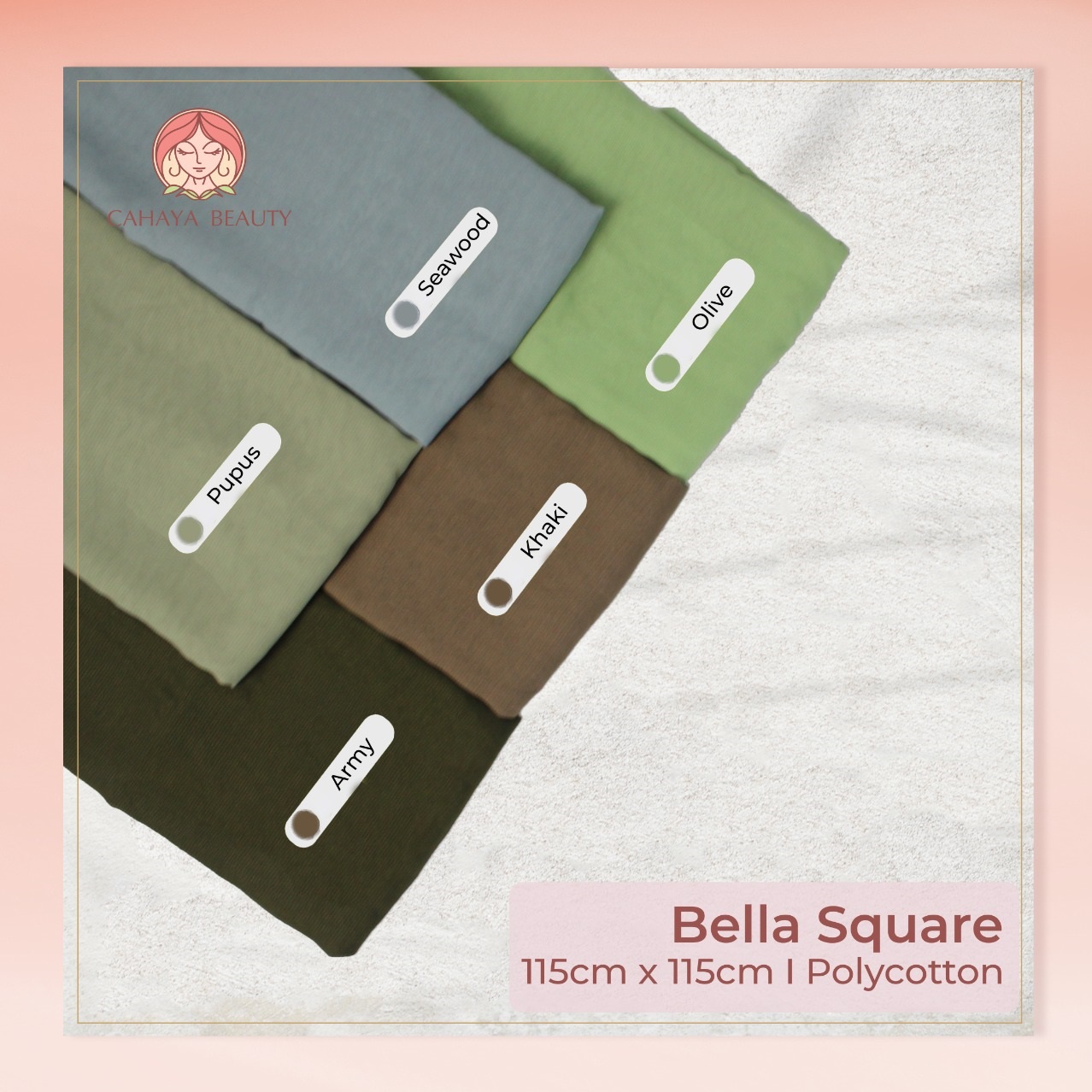 Bella Square / Hijab Bella Square / Hijab Segi Empat - Varian Lengkap ...