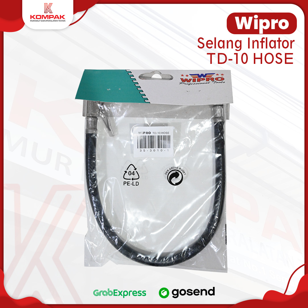 SELANG PENGISIAN ANGIN TD 10 WIPRO - UKURAN BAN 3 FUNGSI SELANG TD10 | Lazada Indonesia