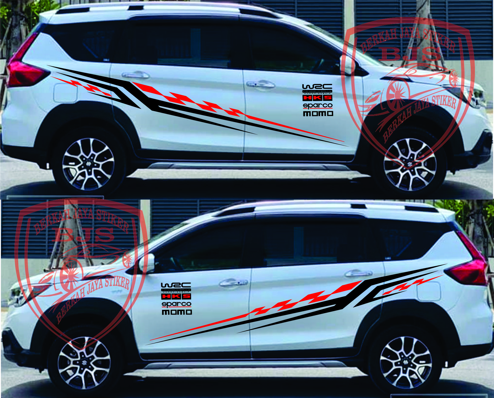NEW TERBARU STICKER STIKER MOBIL SUZUKI ERTIGA XL7 STIKER LIST XL 7 ...