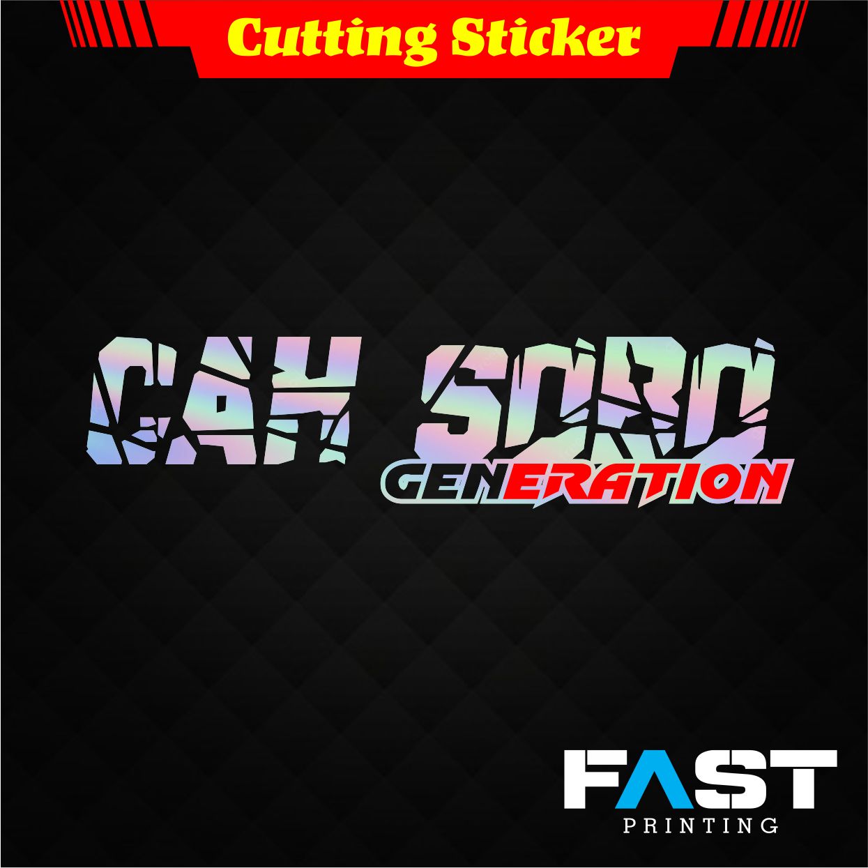 CUTTING STICKER LOGO CAH SOBO l STIKER MOBIL MOTOR KEREN | Lazada Indonesia