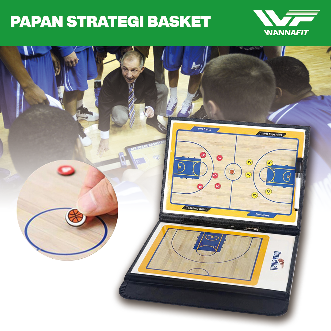 Papan Strategi Basket Coach Board Board Magnet Basketball Coach Board ...