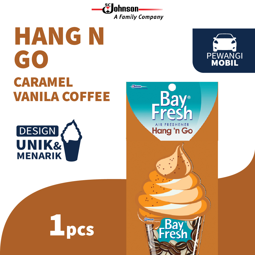 Bayfresh Hang n Go Pengharum Mobil - Vanilla Caramel Coffee | Lazada ...