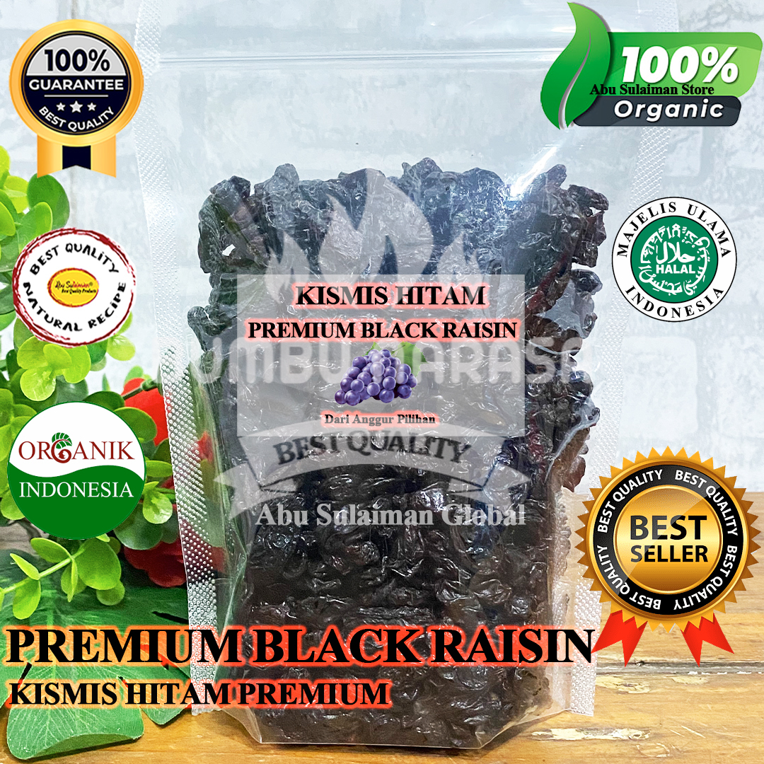 Rempah Dark Raisin 100 gram Super Premium / Kismis Hitam Dried Black ...