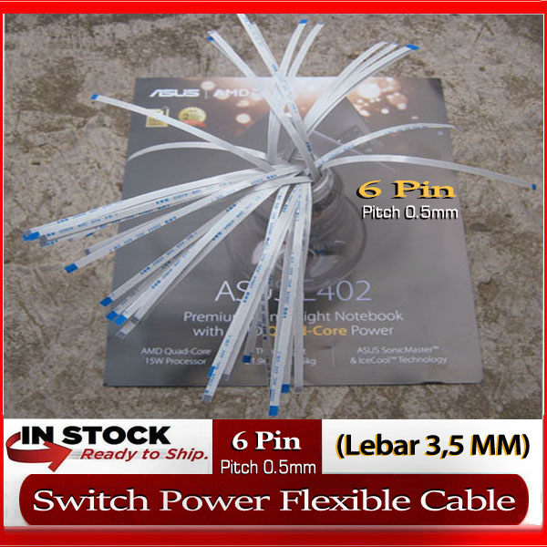 Compatible Flexible Switch Power Laptop-Notebook-Netbook ASUS 6 Pin ...