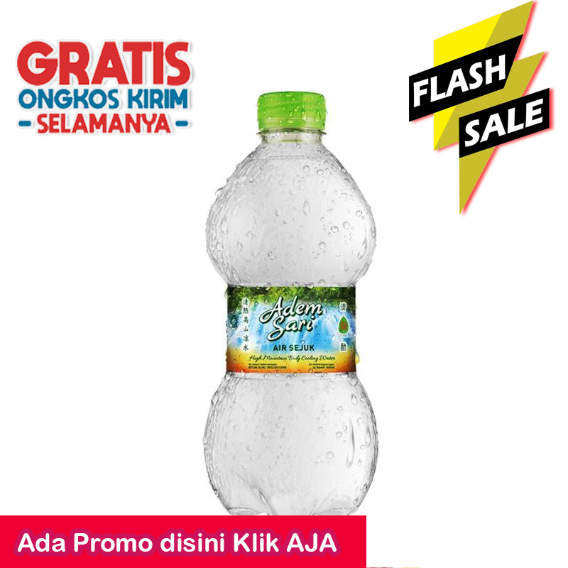 minuman Adem Sari Air Sejuk 600 ml Adem Sari Air Mineral Botol | Lazada ...