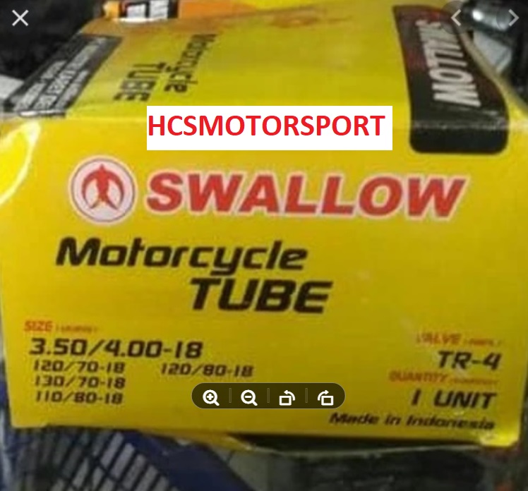 BAN DALAM MOTOR RING 18 UKURAN 350 400 SWALLOW ASLI | Lazada Indonesia