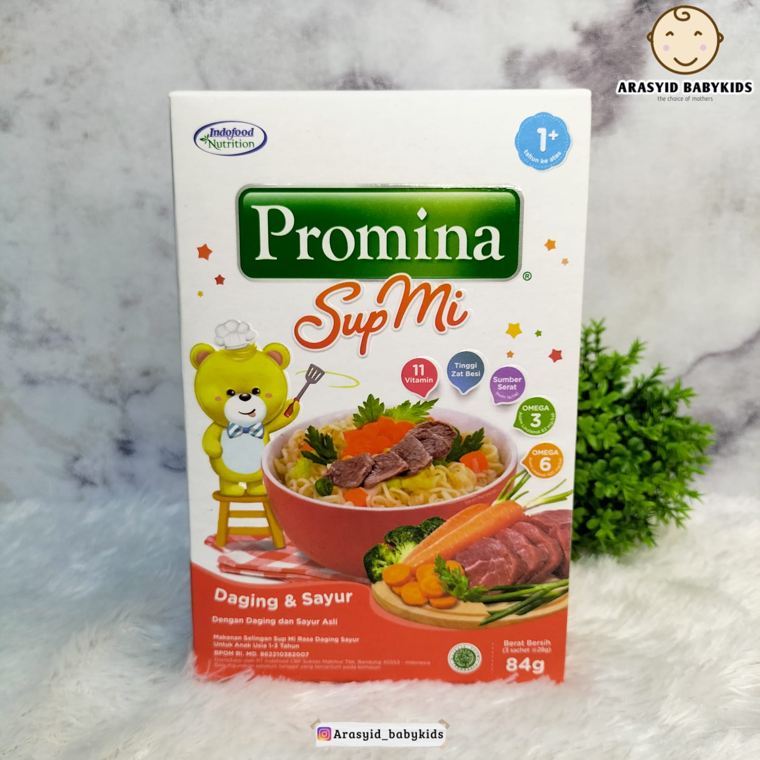 Promina Sup Mie Ayam Sayur Dan Daging 84gr | Makanan membantu ...