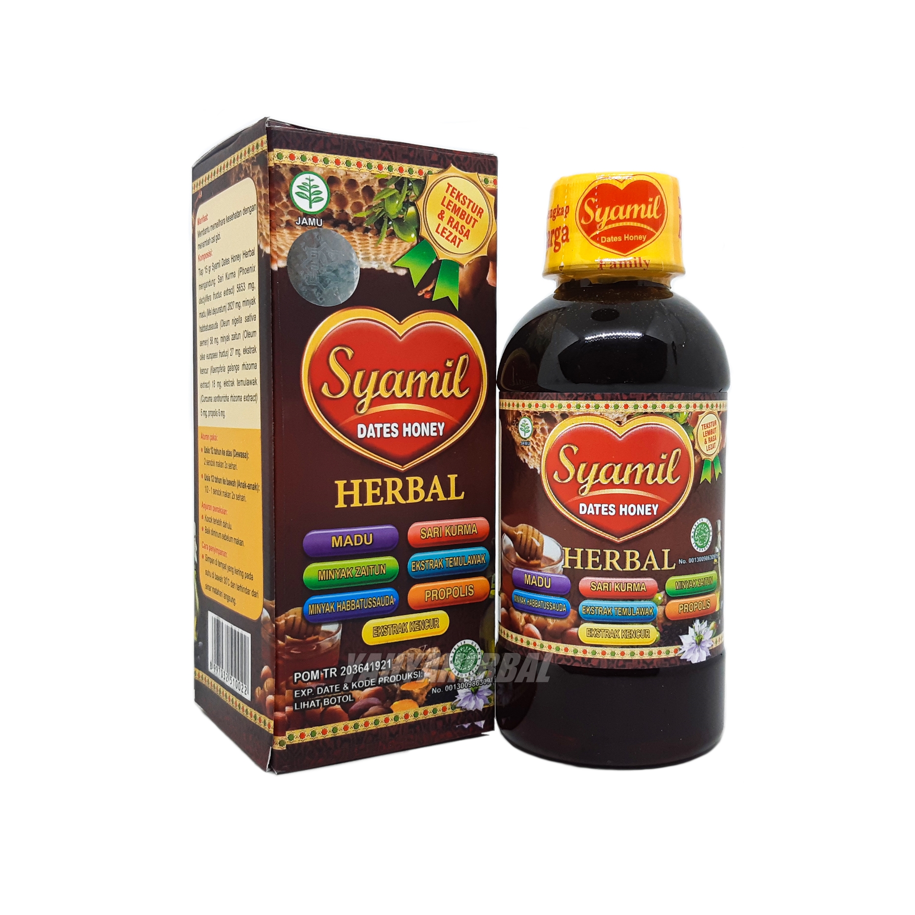 SYAMIL FAMILY HERBAL Dates Honey - Madu Lengkap Keluarga - 200ml ...
