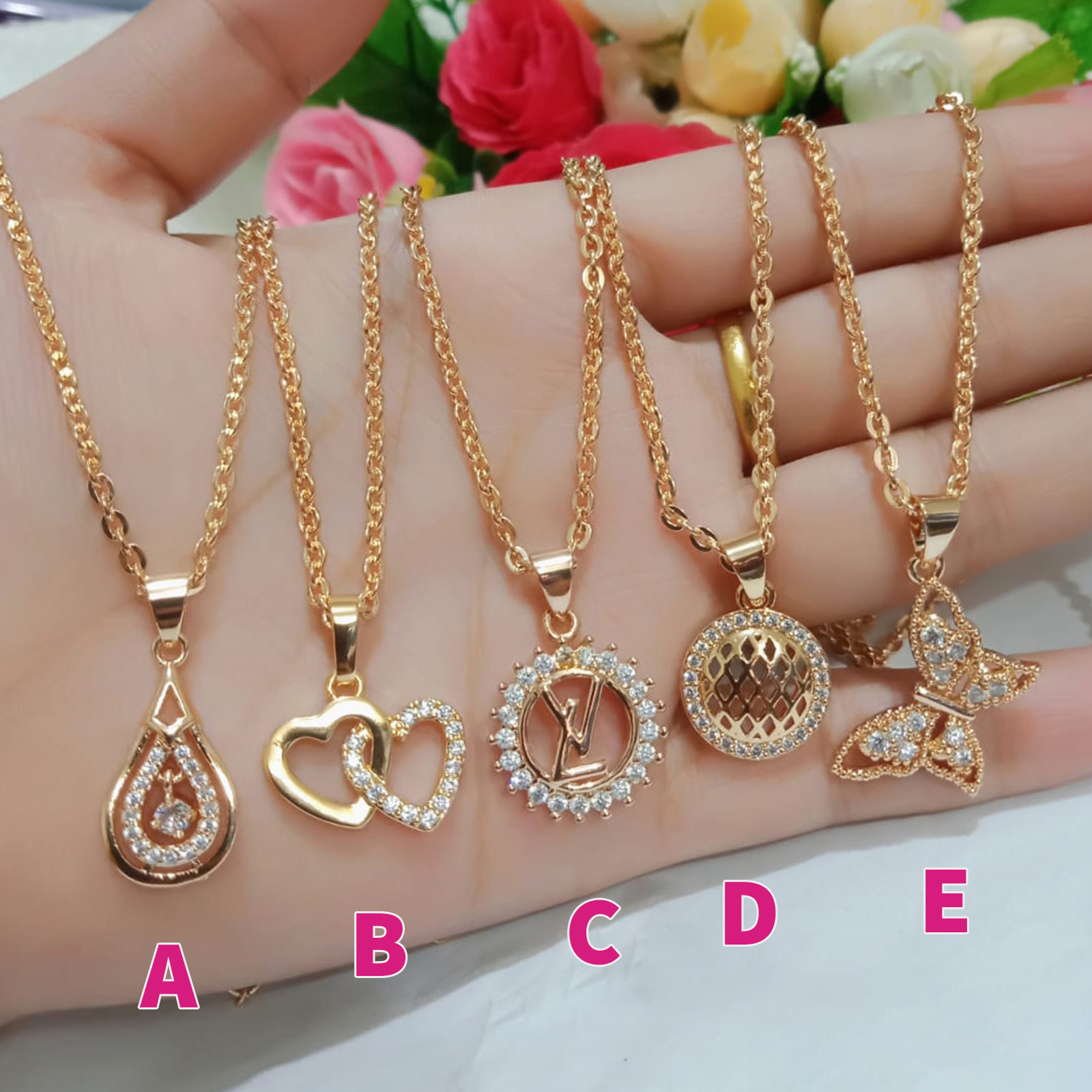 Acc Permata Kalung Cantik Plus Liontin Mewah Ka12.5(3) | Lazada Indonesia