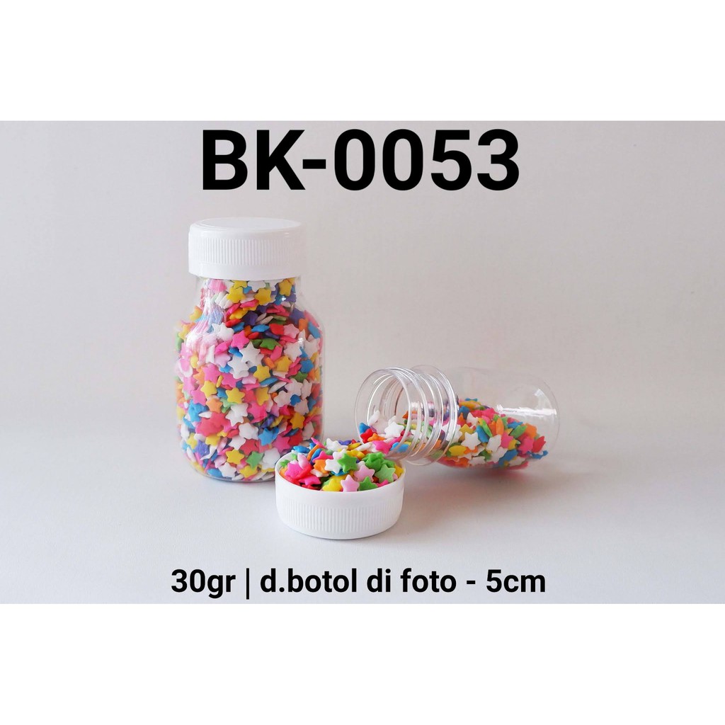 BK-0053 Sprinkles sprinkle sprinkel bintang rainbow 30gram | Lazada ...