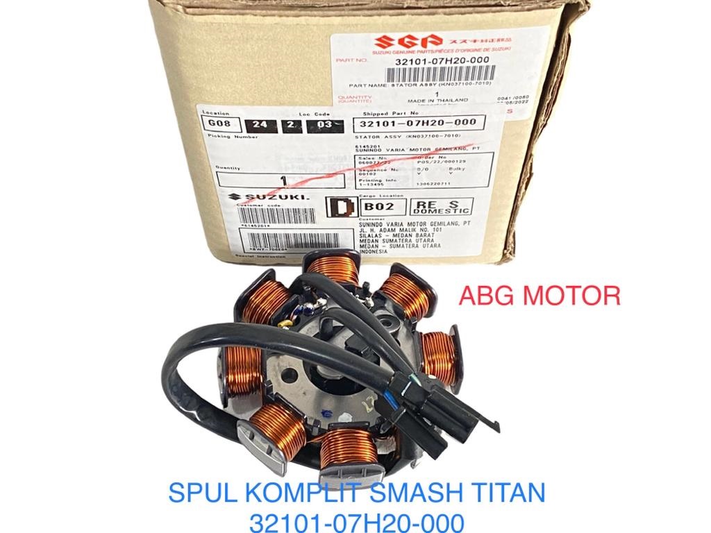 SPUL SPOL KOMPLIT STATOR ASSY SUZUKI SMASH TITAN ORIGINAL | Lazada ...