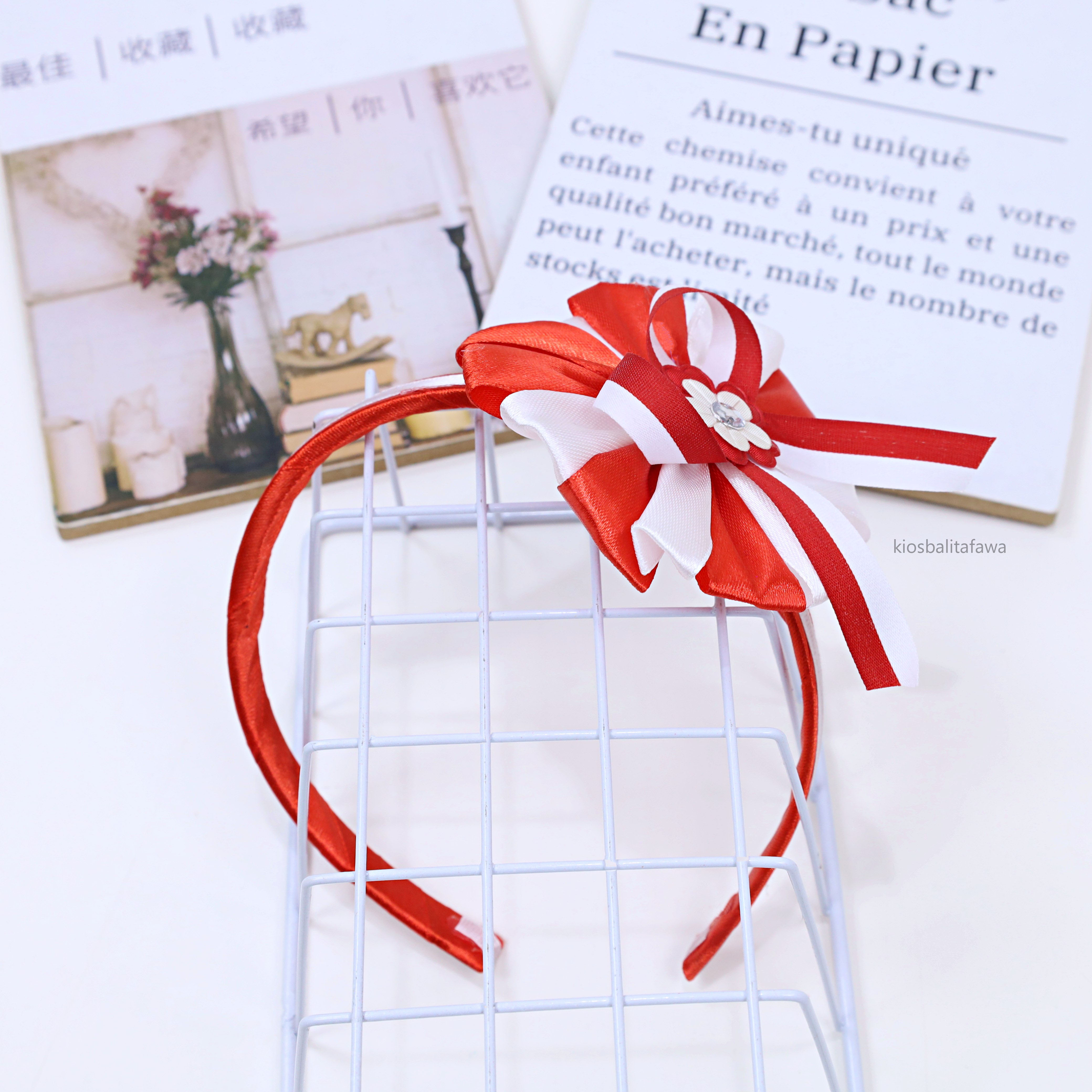 Bandana Merah Putih Bayi - Anak Perempuan / Bando HUT RI Agustusan ...