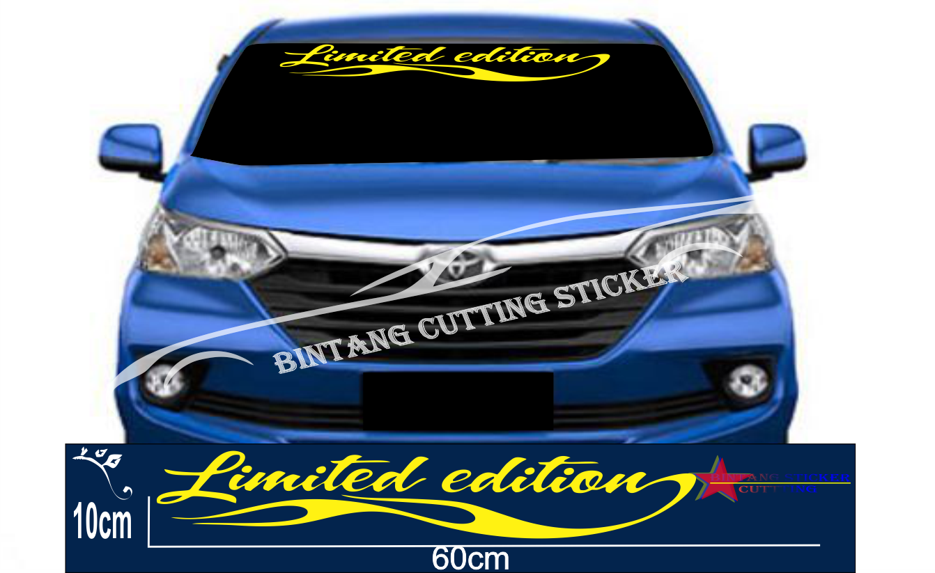 CUTTING STICKER TULISAN LIMITED EDITION STIKER MOBIL KACA DEPAN CUTTING ... CUTTING STICKER TULISAN LIMITED EDITION STIKER MOBIL KACA DEPAN CUTTING ...