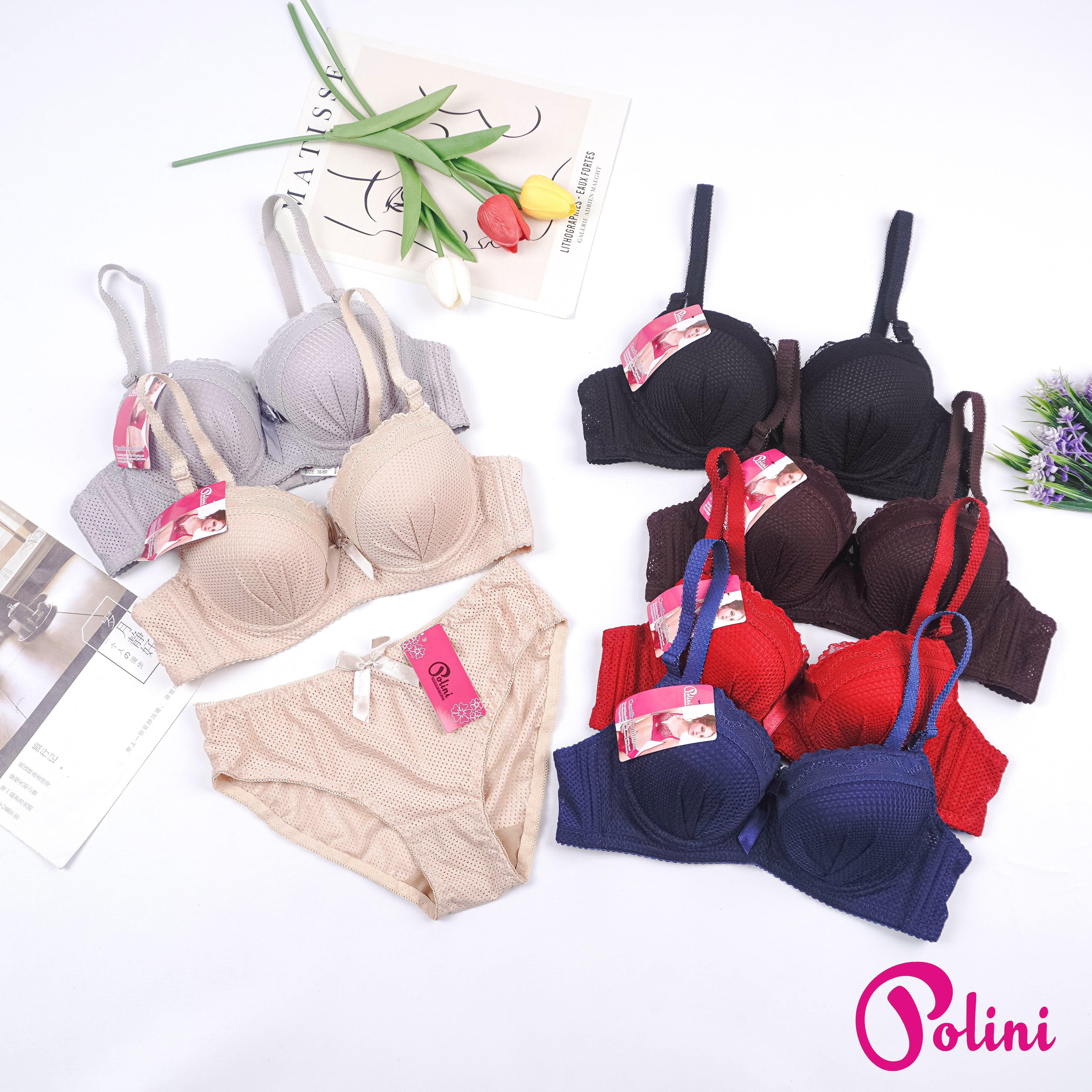 BEE - Set Bra Setelan Bh & Cd Pakaian Dalam Wanita Bh Berkawat G501 POLINI | Lazada Indonesia