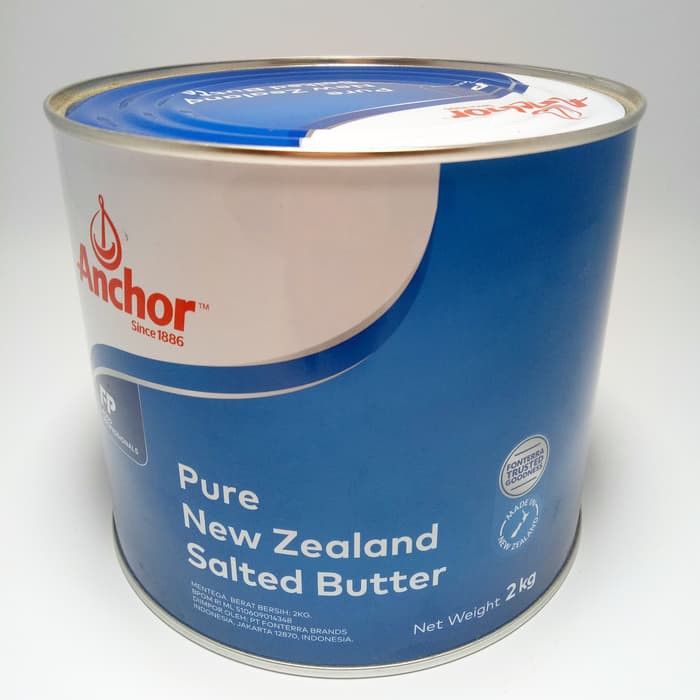 ANCHOR Pure New Zealand Salted Butter 2kg | Lazada Indonesia