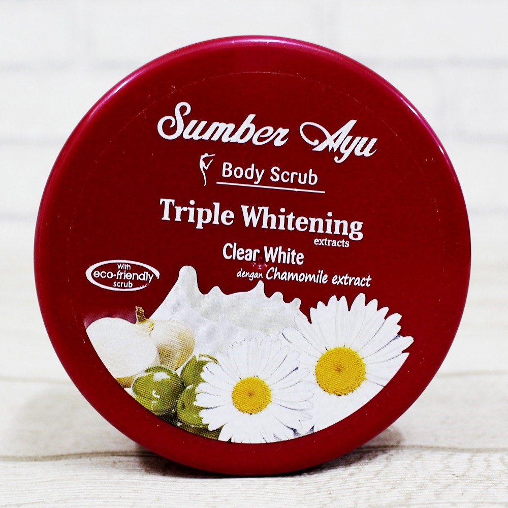 Sumber Ayu Body Scrub Triple Whitening Pearly | Clear White 100 ML ...