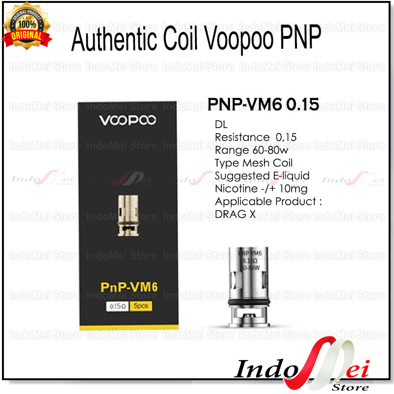 Authentic Coil PnP-by VOOPOO VM1 0,3 AUTHENTIC | Lazada Indonesia