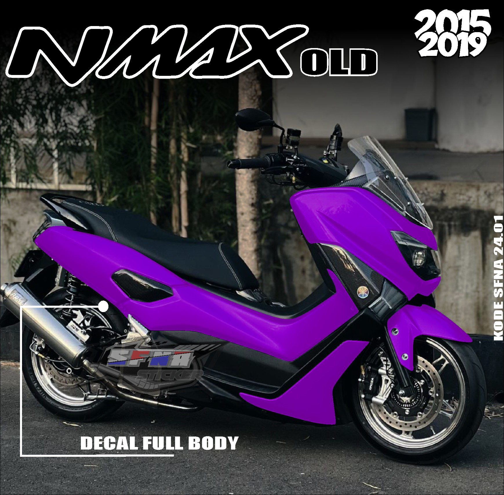 (COD) TERBARU Decal Sticker Yamaha Nmax 155 Old 2015 2016 2017 2018 ...