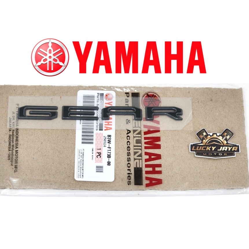 Stiker Sticker Emblem Body Yamaha Gear Mio 125 3D B3W-F173B-00 Original ...