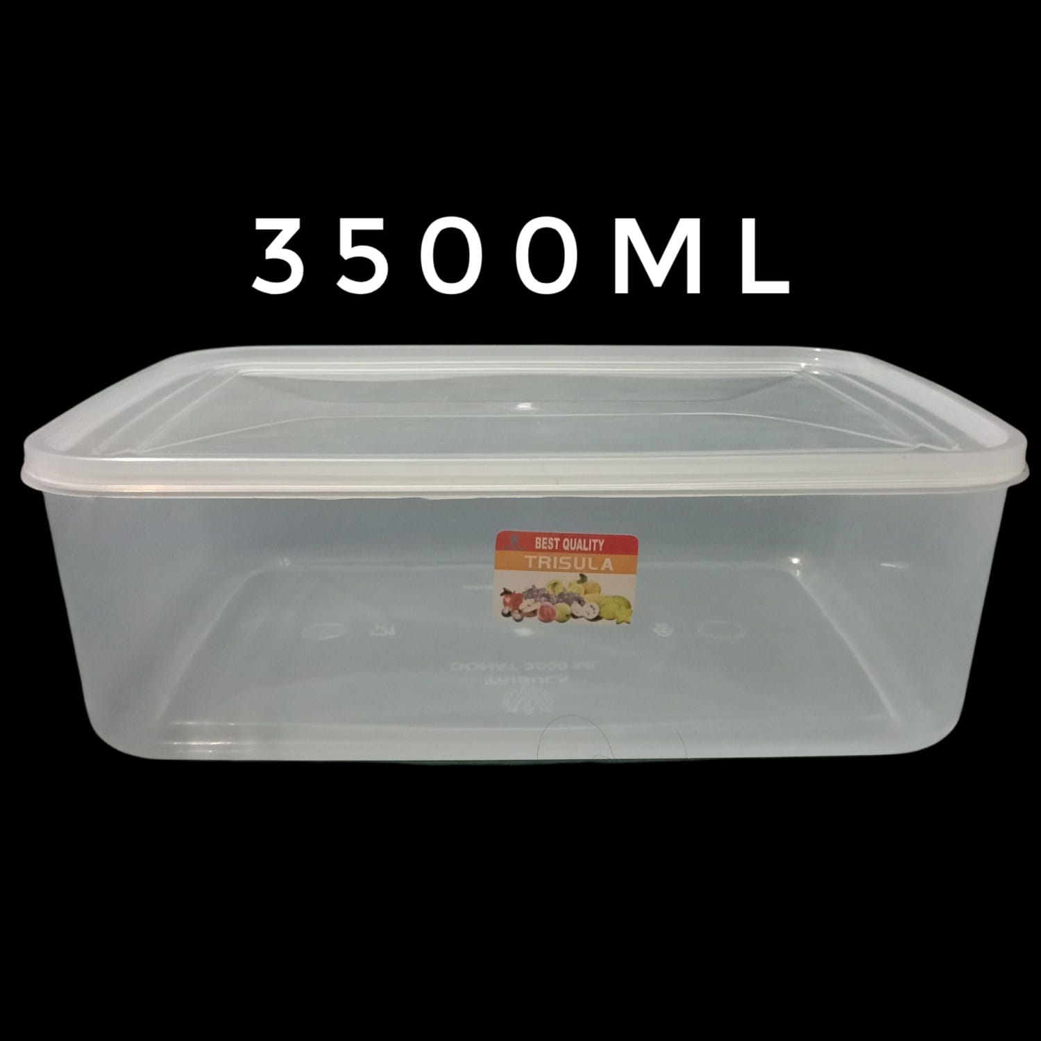 Food Box 3500ml plastik / kotak makan 900ml / Box makanan / toples ...