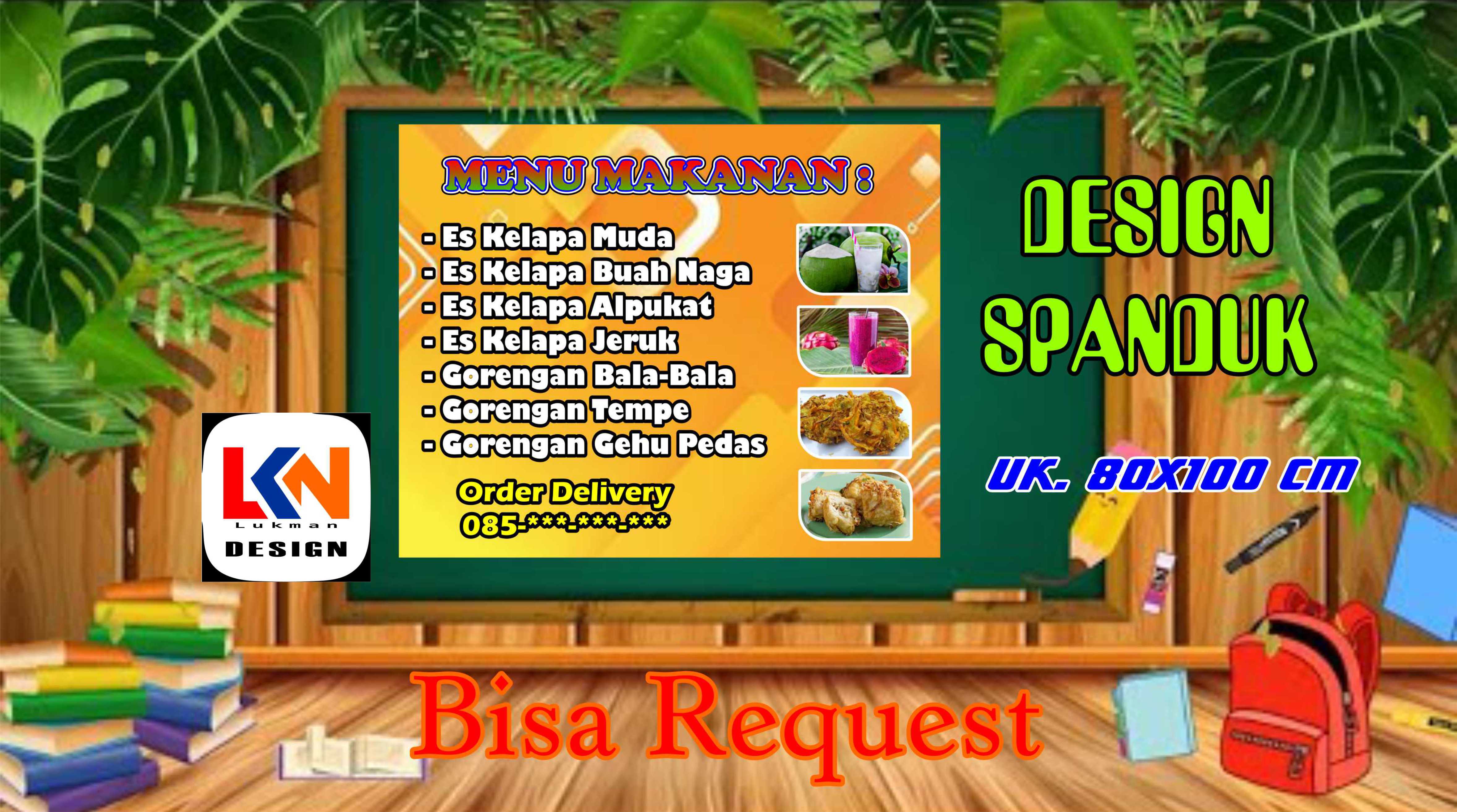 spanduk menu makanan | Lazada Indonesia