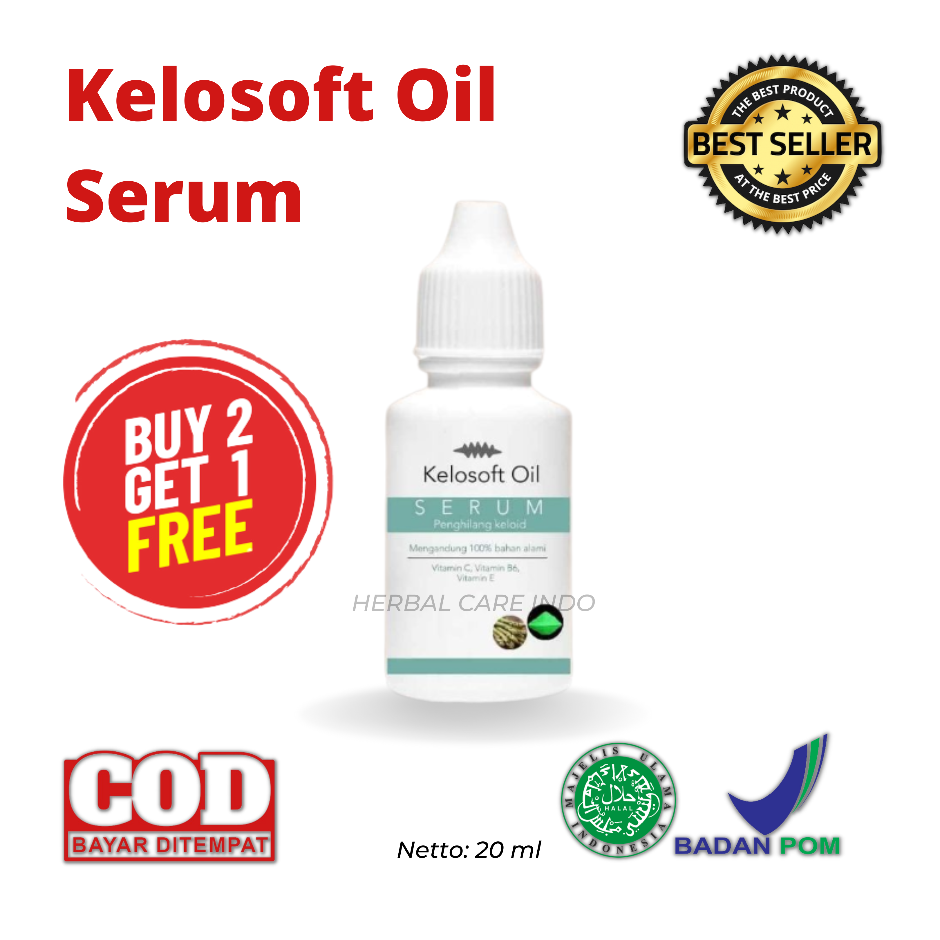 KELOSOFT OIL 15 ML | PENGHILANG BEKAS LUKA KERING | BASA | KELOID ...
