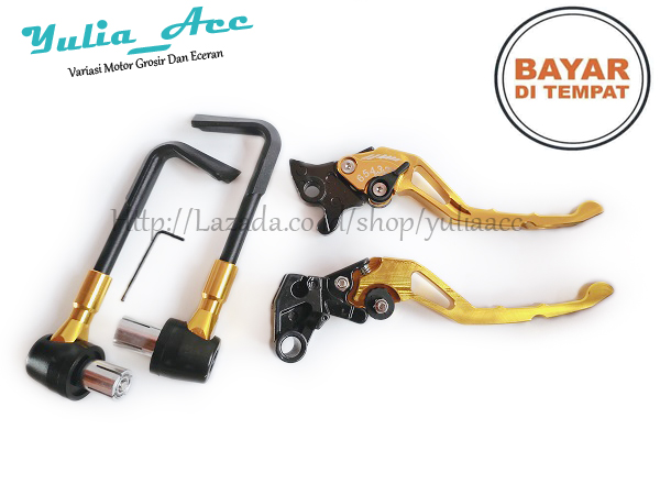 Proguard / Handguard Plus Handle Rem Yamaha Vixion - Gold | Lazada ...