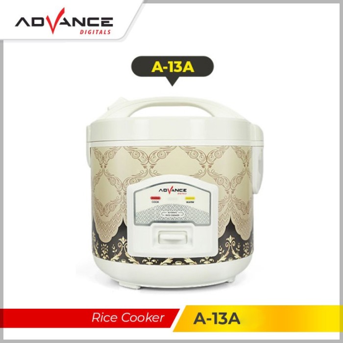 rice cooker Advance A-13 / A13 penanak nasi kapasitas 1,2 liter BATIK ...