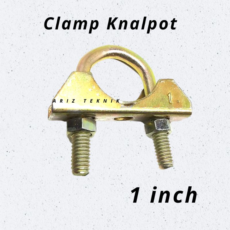 Klem Knalpot Exhaust Clamp U Bolt Klem U Baut U 1 Inch | Lazada Indonesia
