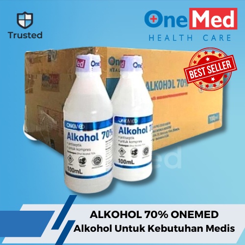 ANTISEPTIK ALCOHOL ALKOHOL 70% 100ML ONEMED ANTISEPTIK ISI 24 BOTOL ...