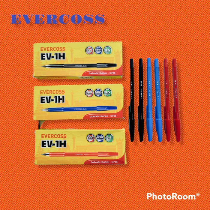Ball Pen / Pulpen / Pena Evercoss EV-1H 0.5 mm | Lazada Indonesia