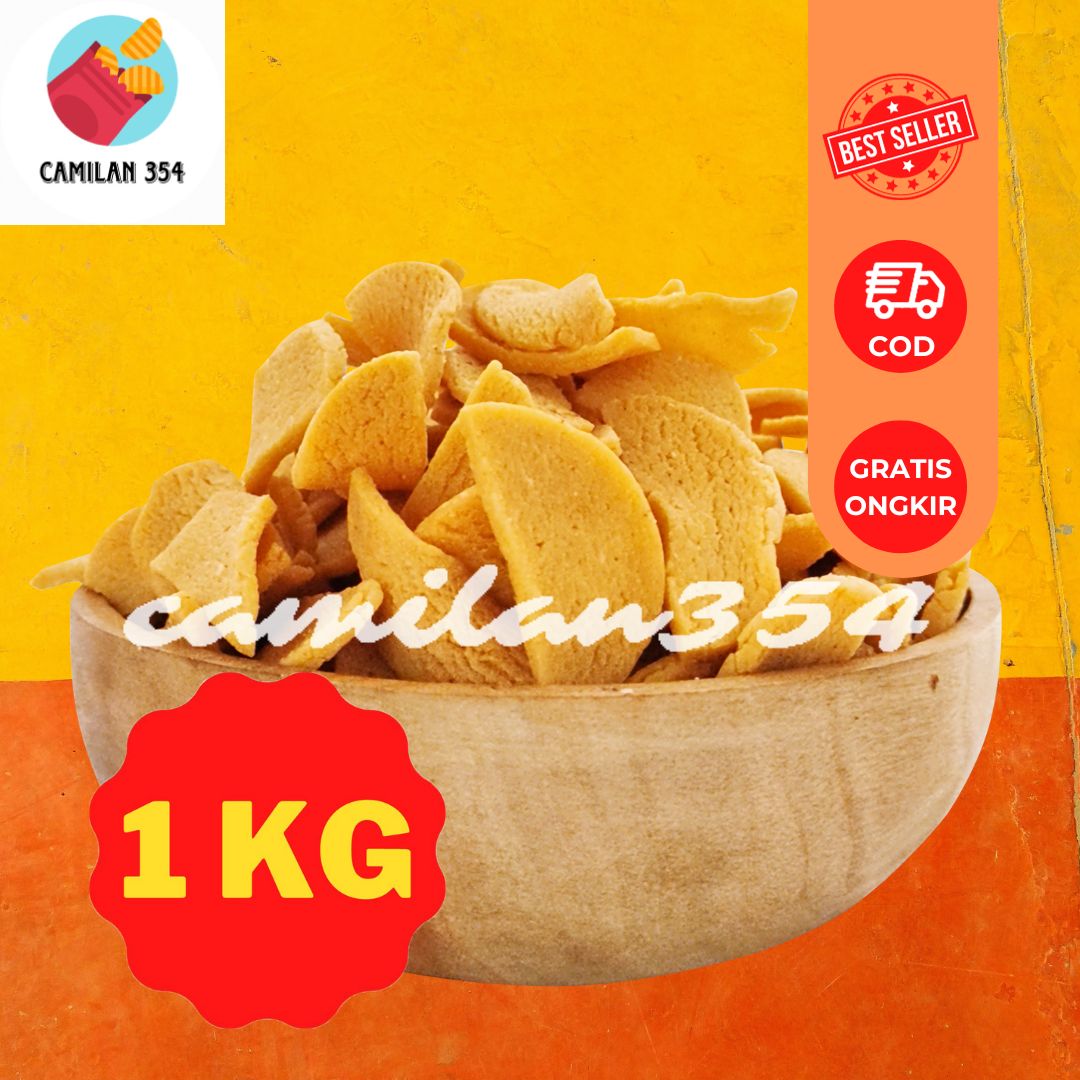 KILOAN - Kripik Getas Hafizah - 1kg / Keripik Beras Santan Renyah ...