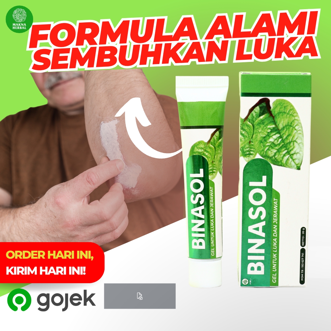 Gel Binasol Salep Untuk Menghilangkan Bekas Luka Diabetes & Luka Bakar ...