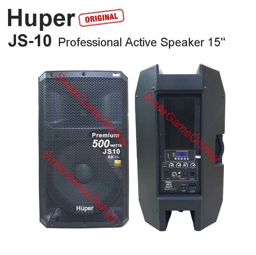 Speaker Active Huper JS-10 ( 15 Inch ) Output 500 Watt | Lazada Indonesia