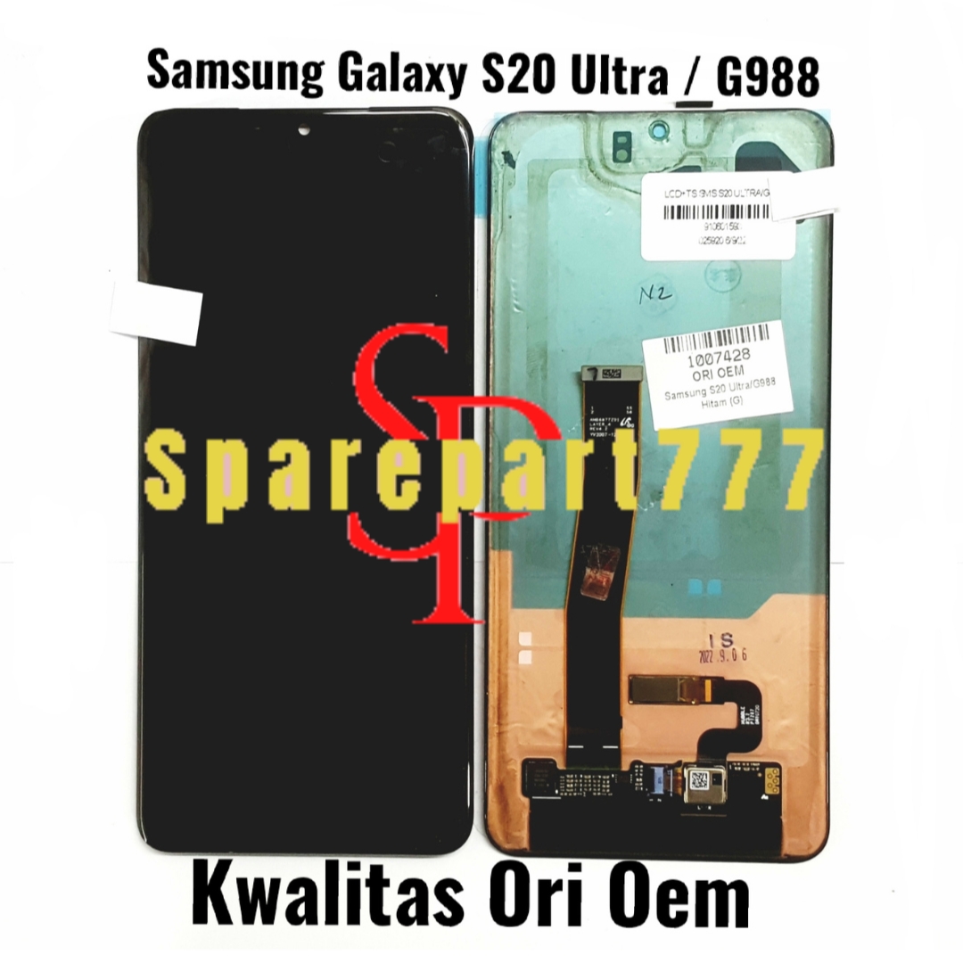 Lcd Touchscreen Fullset Samsung Galaxy S20 Ultra G988 Lazada Indonesia
