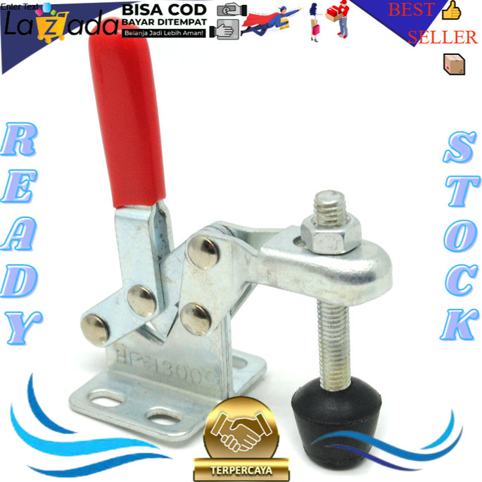 Vertical Hold Down Toggle Locking Handle Clamp Klem Alat Bantu Tukang ... Vertical Hold Down Toggle Locking Handle Clamp Klem Alat Bantu Tukang ...