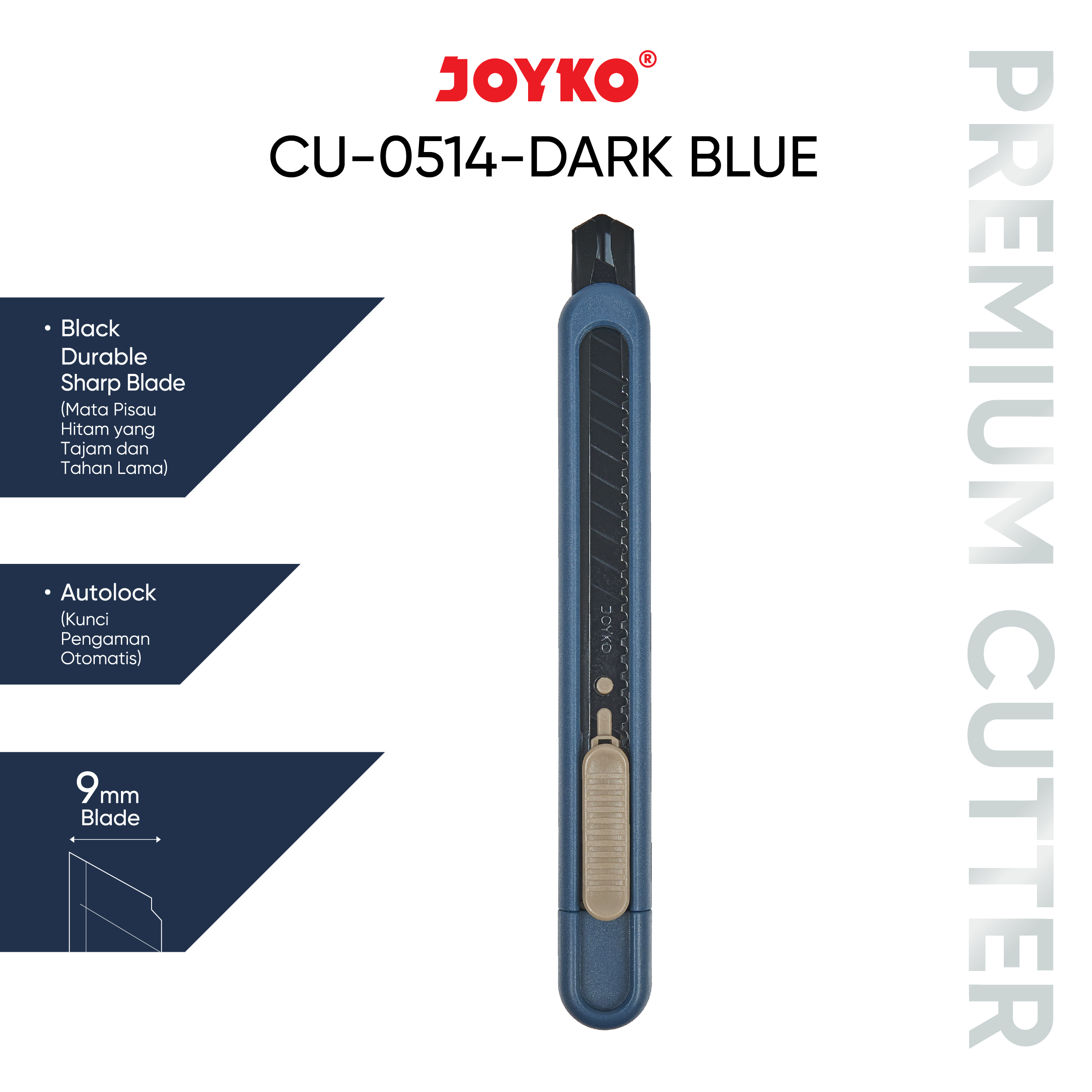 Cutter Pisau Pemotong Premium Joyko CU-0514 | Lazada Indonesia