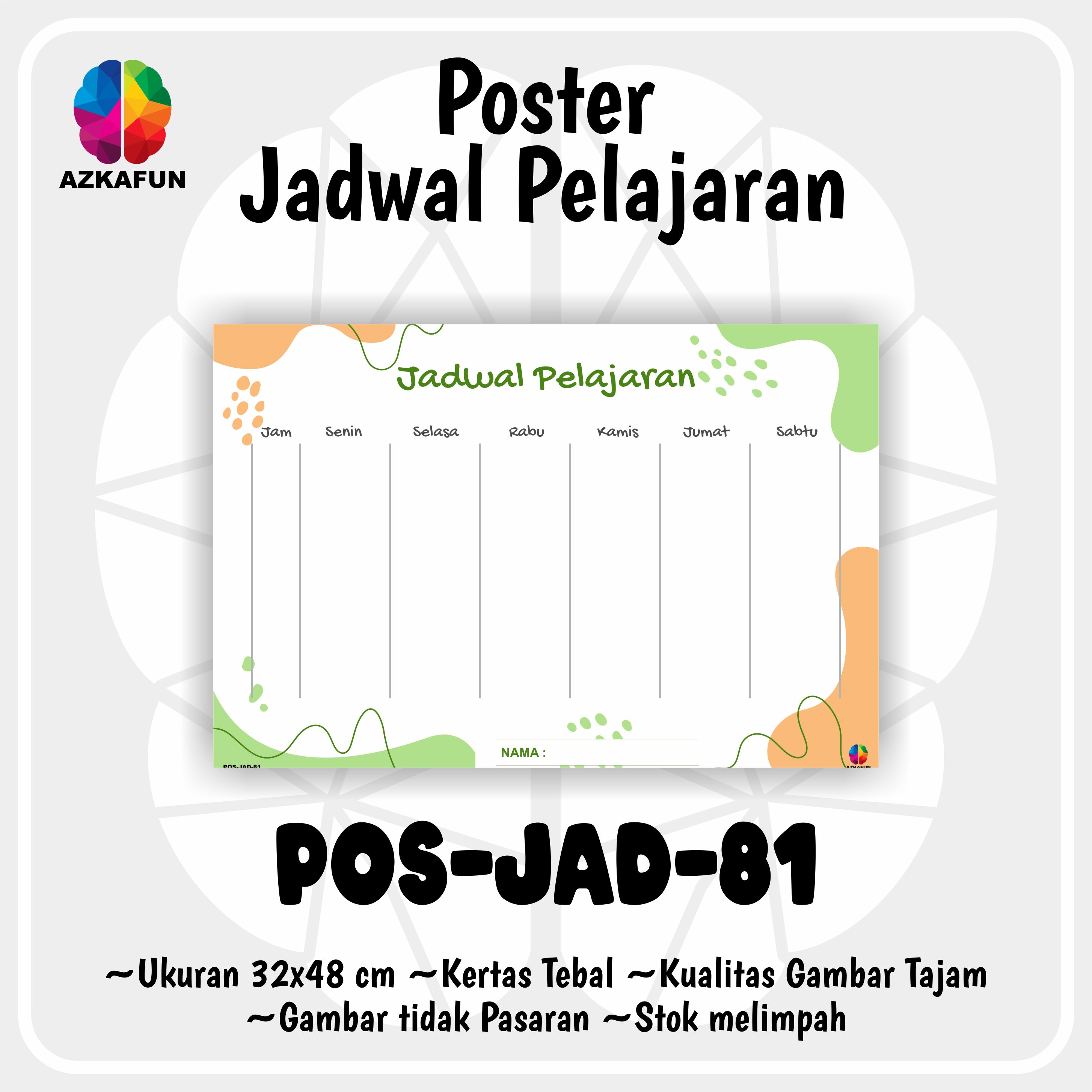 Poster JADWAL PELAJARAN ABSTRACT - poster jadwal pelajaran sekolah ...