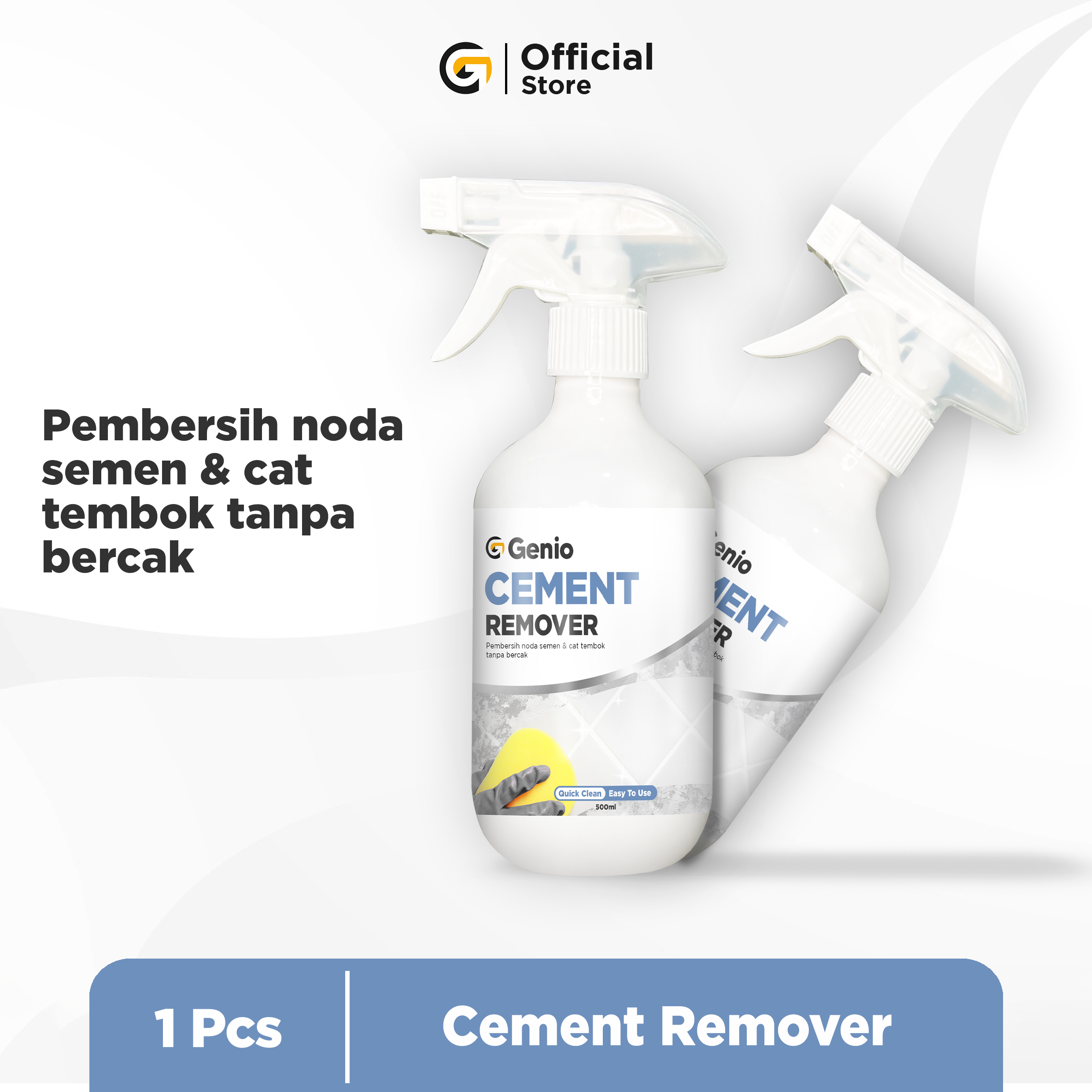 Genio | Cement Remover Spray | Spray pembersih noda semen dan cat tembok | Lazada Indonesia