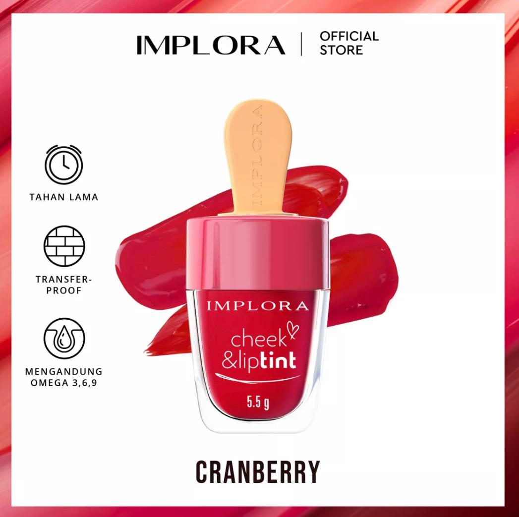 Implora Cheek & Lip Tint Model Ice Cream 5,5gr | Lip tint Implora ...