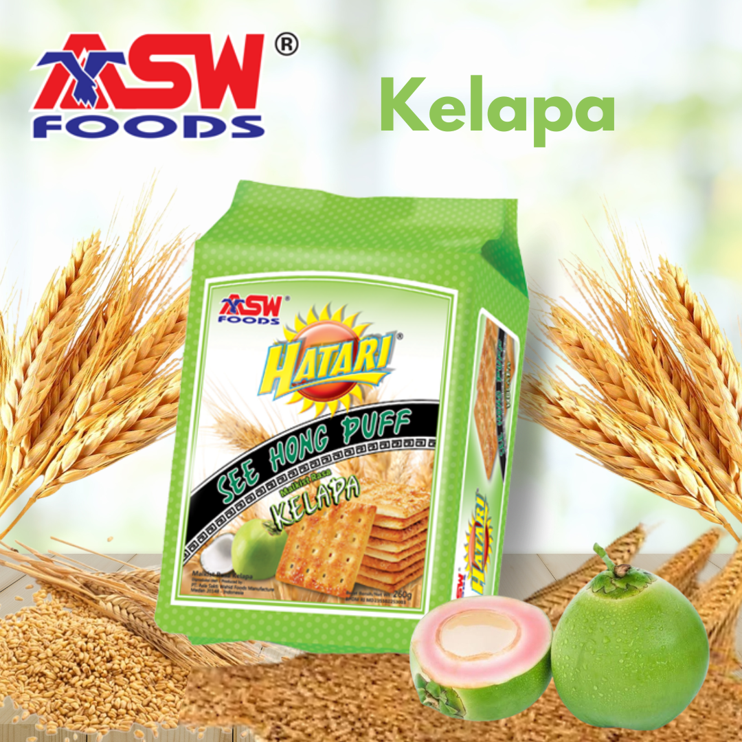 Biskuit Hatari SEE HONG PUFF Kelapa 245g | Lazada Indonesia