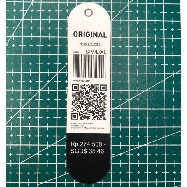 ORIGINALY PRICE TAG BARCODE SUPER PREMIUM CO 1X DI KIRIM 60PCS | Lazada ...