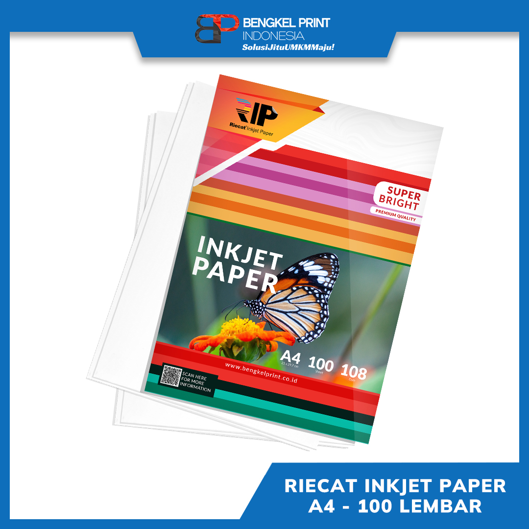 KERTAS INKJET PAPER FOR PIN A4 100 LEMBAR | Lazada Indonesia