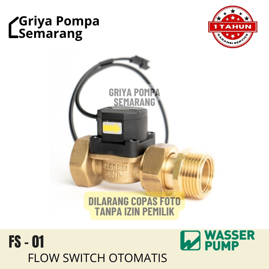 Flow Switch Otomatis Pompa Air 1" x 1" ( Wasser FS - 01 ) | Lazada ...