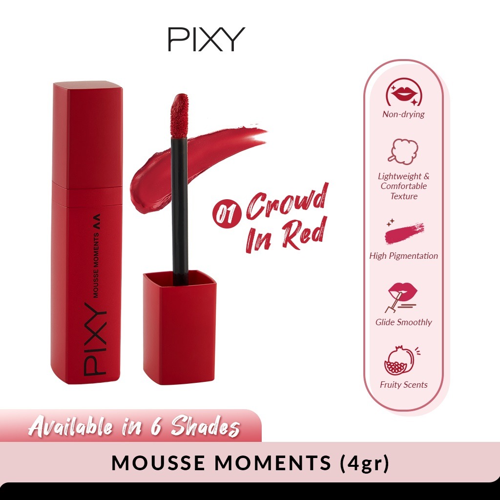 Pixy Mousse Moments | Lipcream by LIONA | Lazada Indonesia