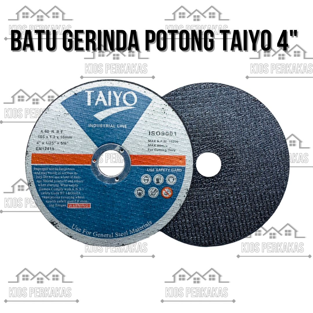 WD Batu gerinda potong besi 4" x 1,2 spec T41 WA60-SBF mata gurinda ...